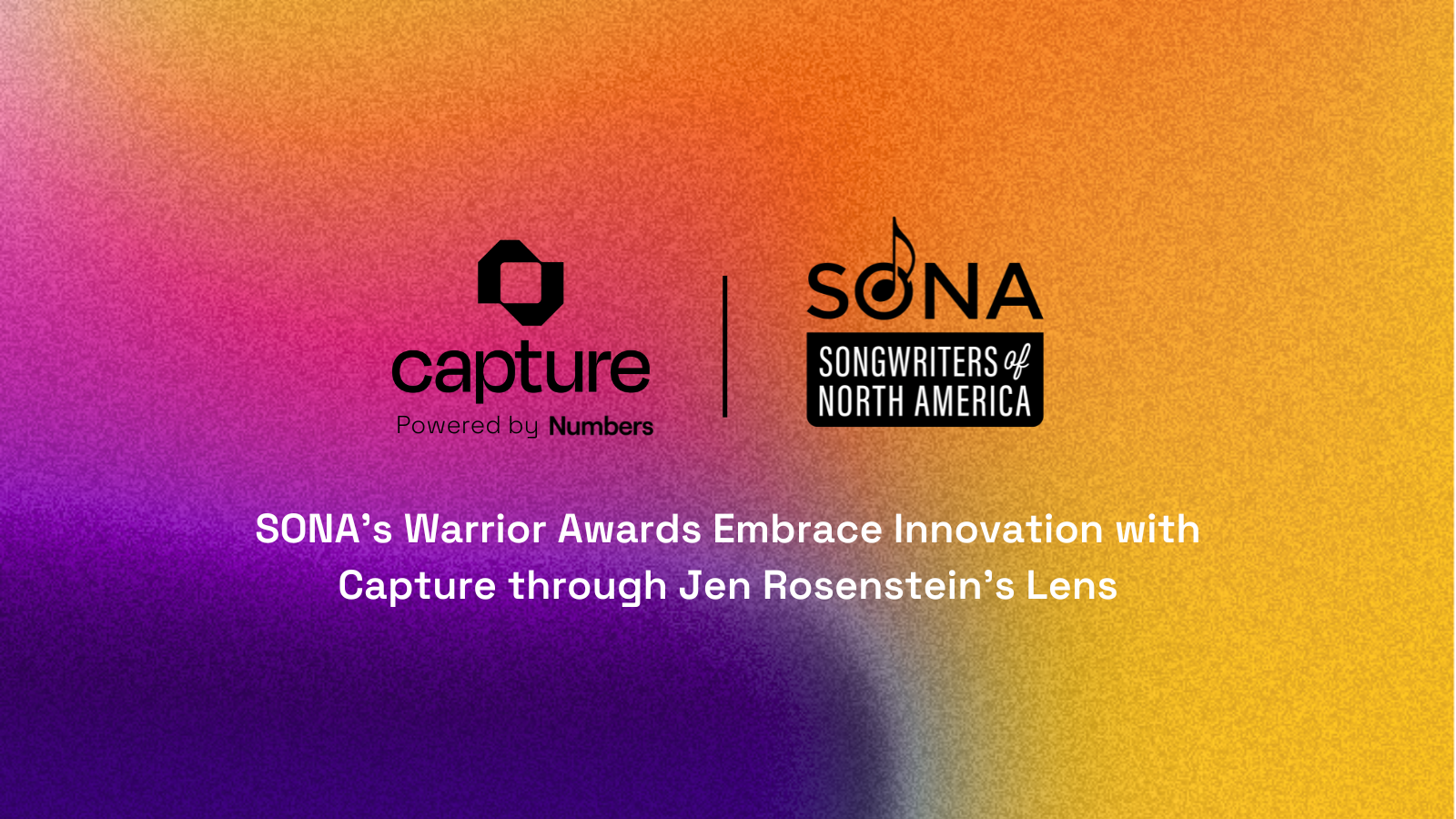 SONA's Warrior Awards Embrace Innovation with Capture through Jen Rosenstein's Lens - Numbers ...