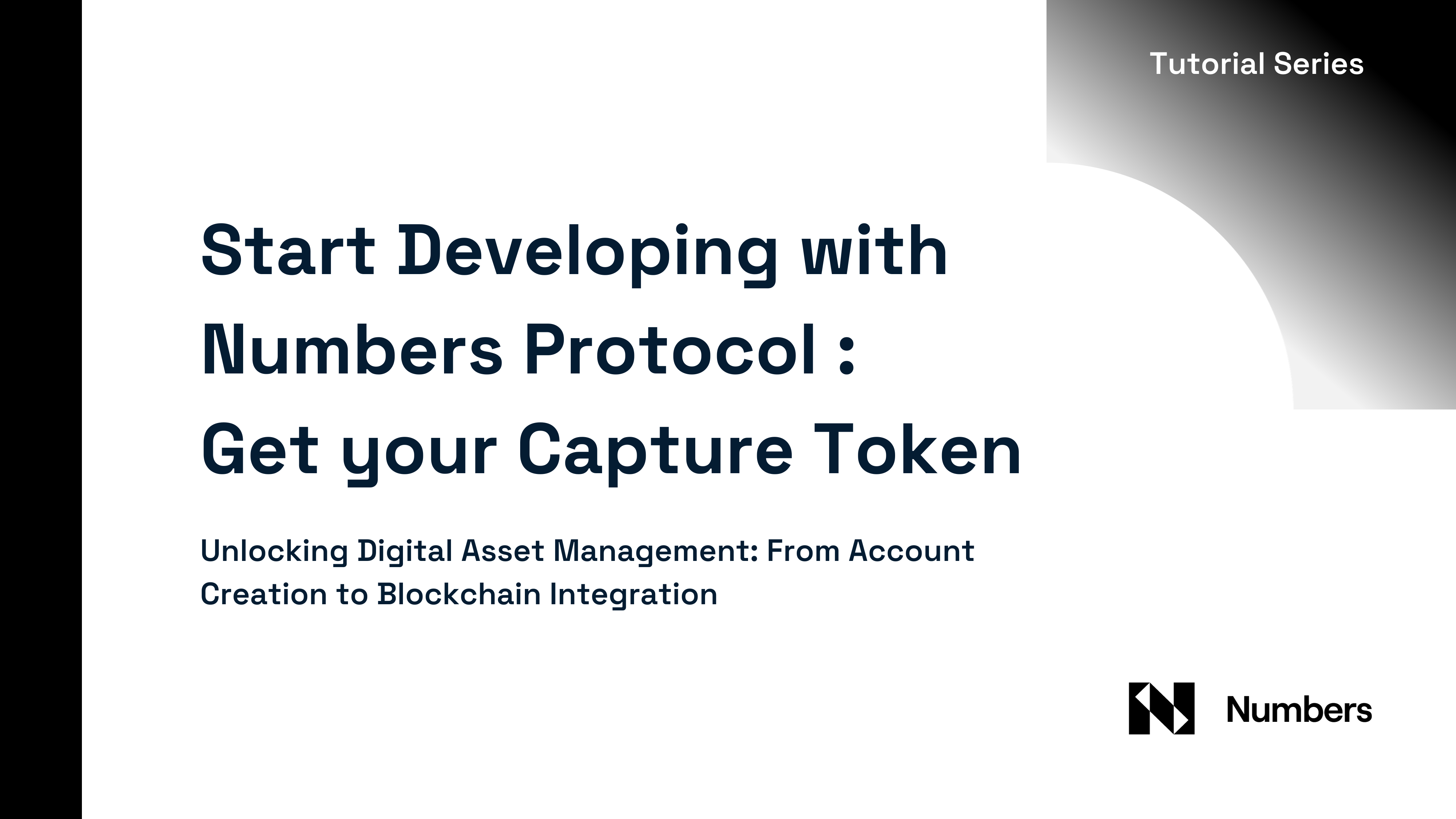 Start Developing with Numbers Protocol : Get your Capture Token ...